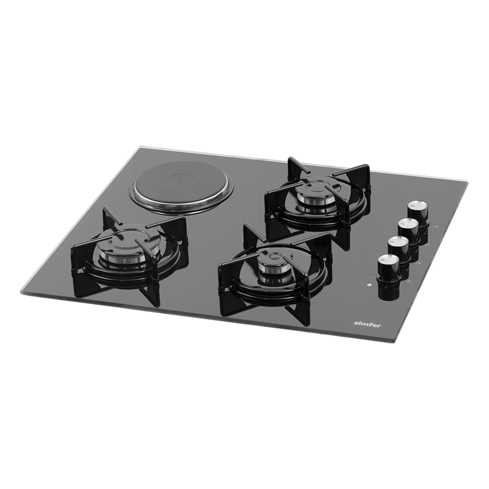 Встраиваемая варочная панель комбинированная Simfer H60K32B516 Black