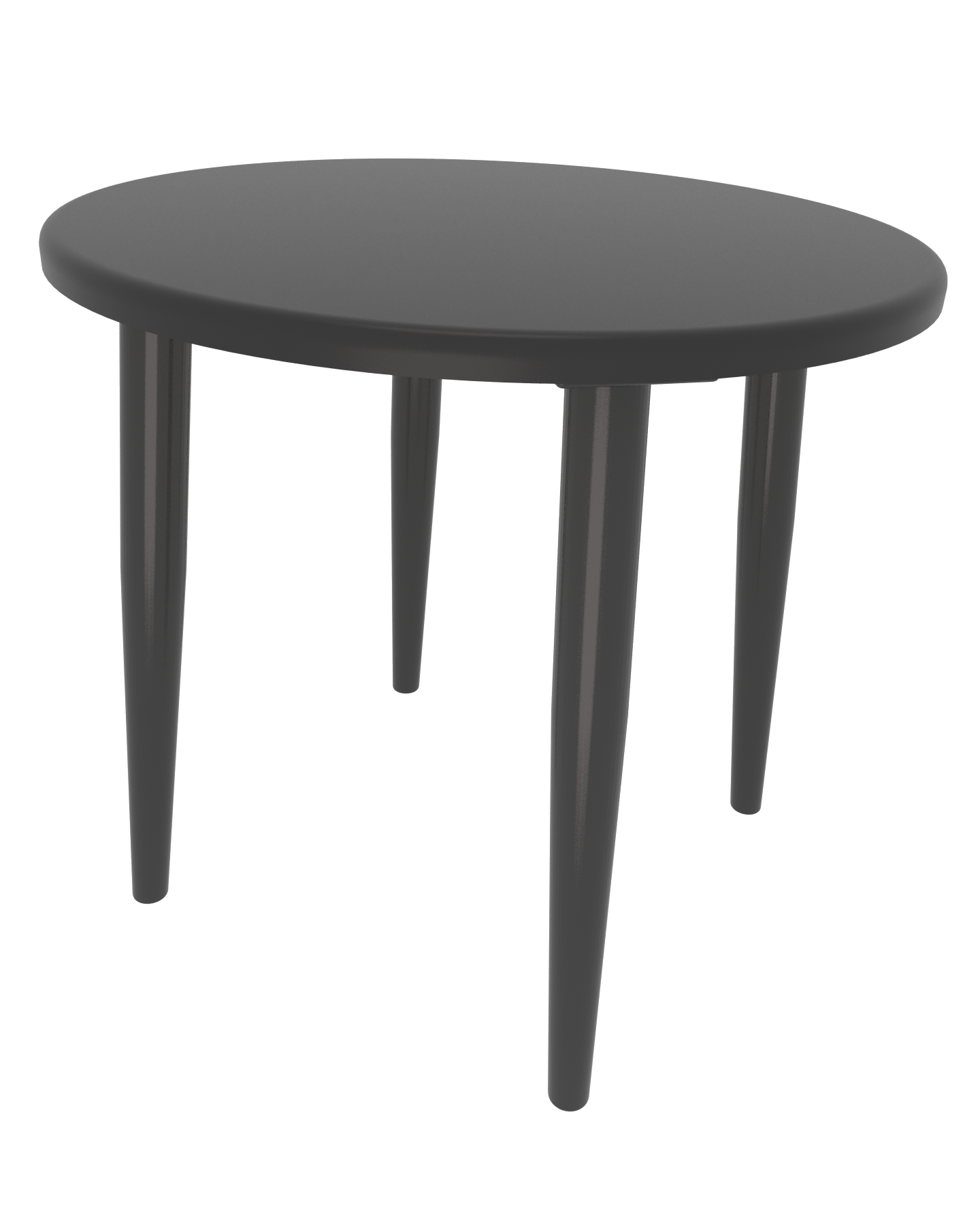 Журнальный столик MONOFIX, БУНО, черный, черные ножки