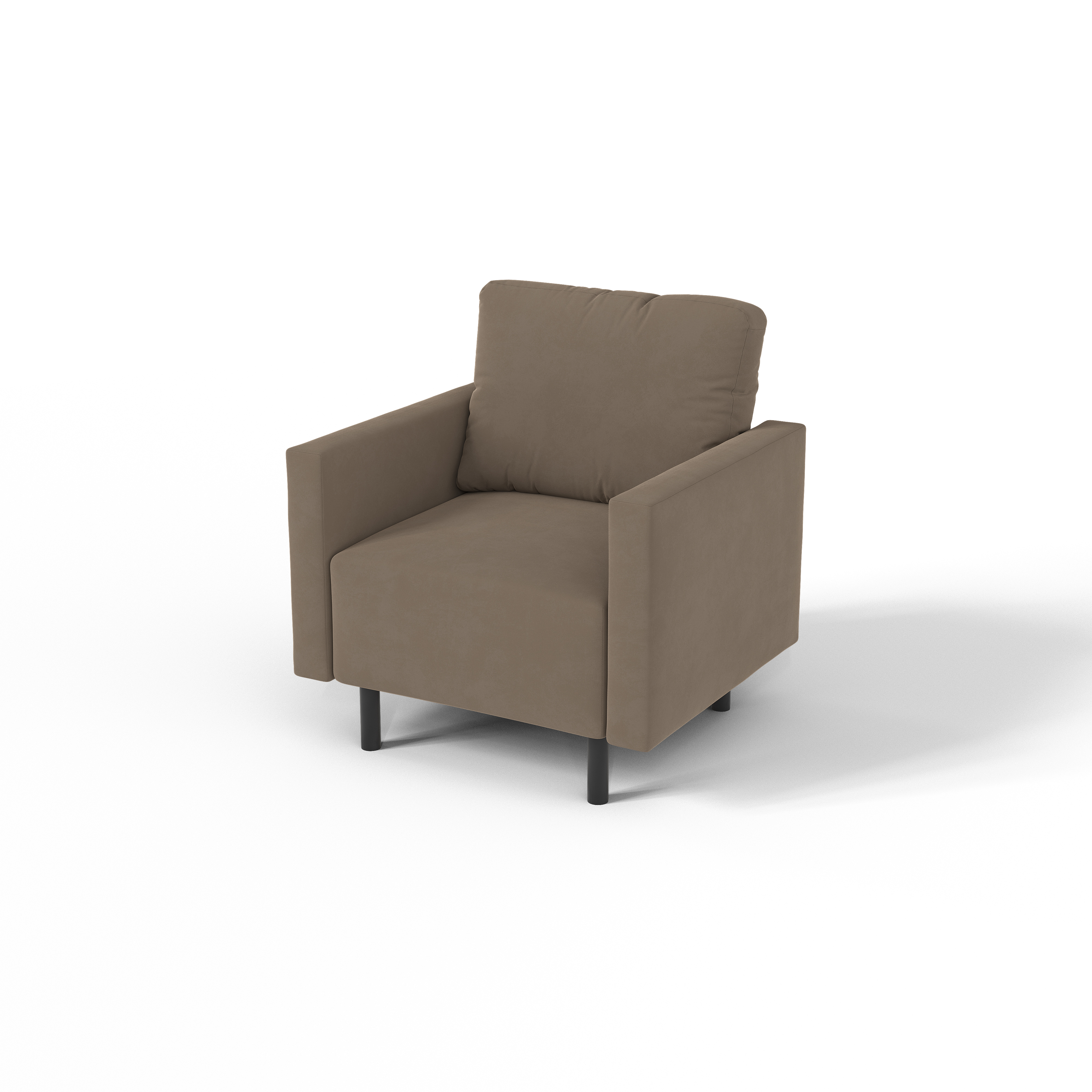 Кресло SALON TRON Сканди, коричневое 71х66х85