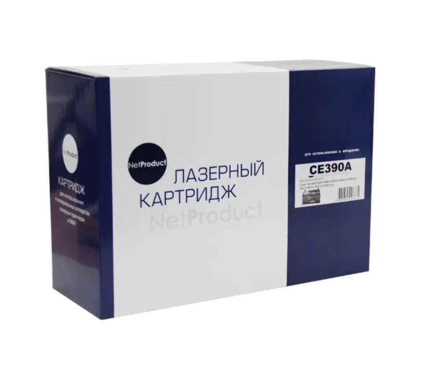 Картридж для лазерного принтера NetProduct N-CE390A  черный, совместимый