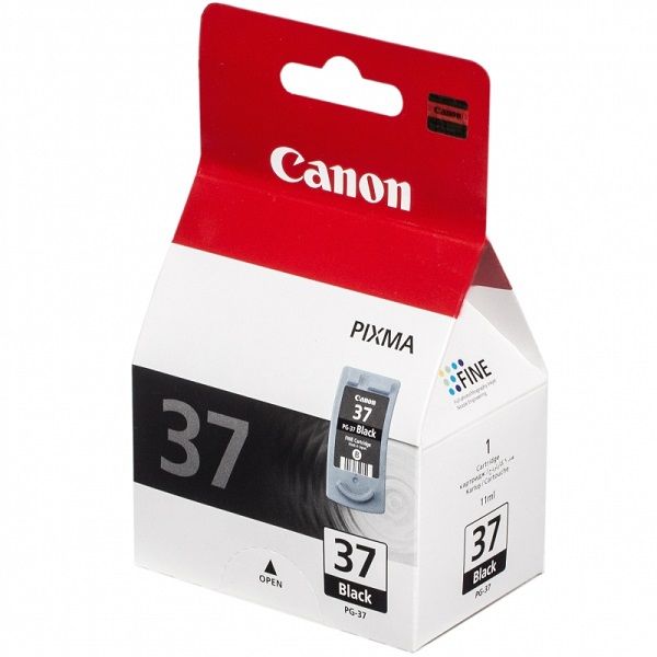 Картридж для струйного принтера Canon PG-37 черный, оригинал