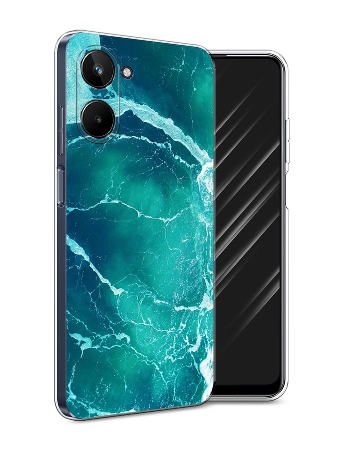 Чехол Awog на Realme 10 4G "Изумрудный океан"