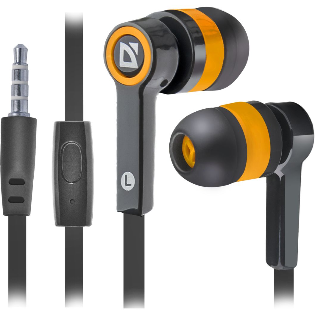 Наушники Defender Pulse 420 Orange/Black