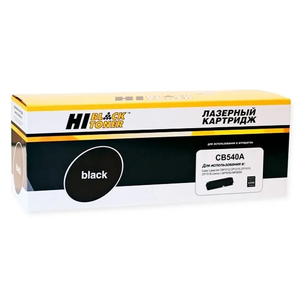 Картридж для лазерного принтера Hi-Black HB-CB540A  черный, совместимый