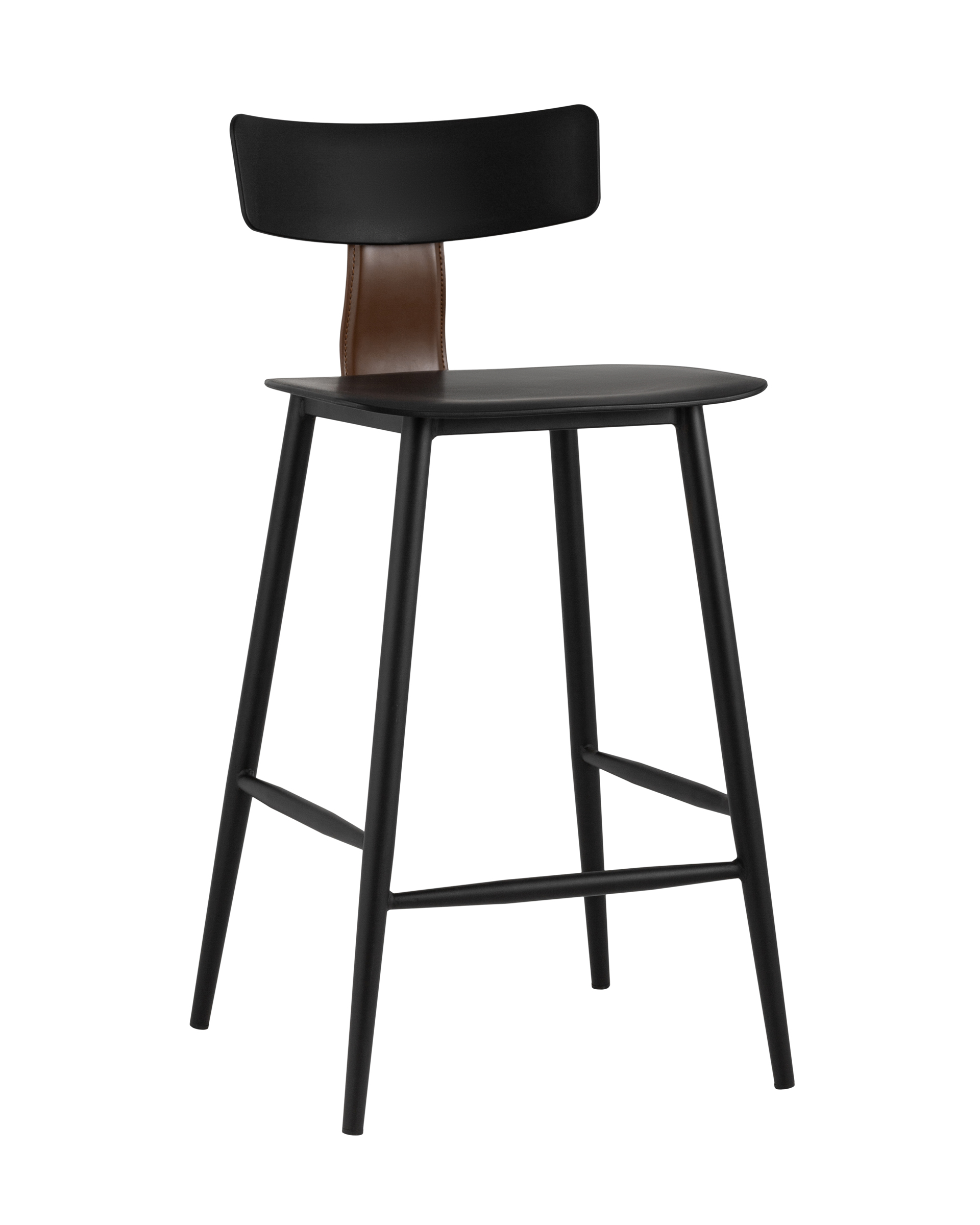 Полубарный стул Stool Group ANT 8333A_black, черный