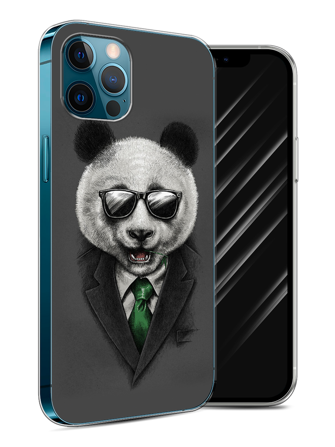 Чехол Awog на Apple iPhone 12 Pro / Айфон 12 Pro "Деловая панда"