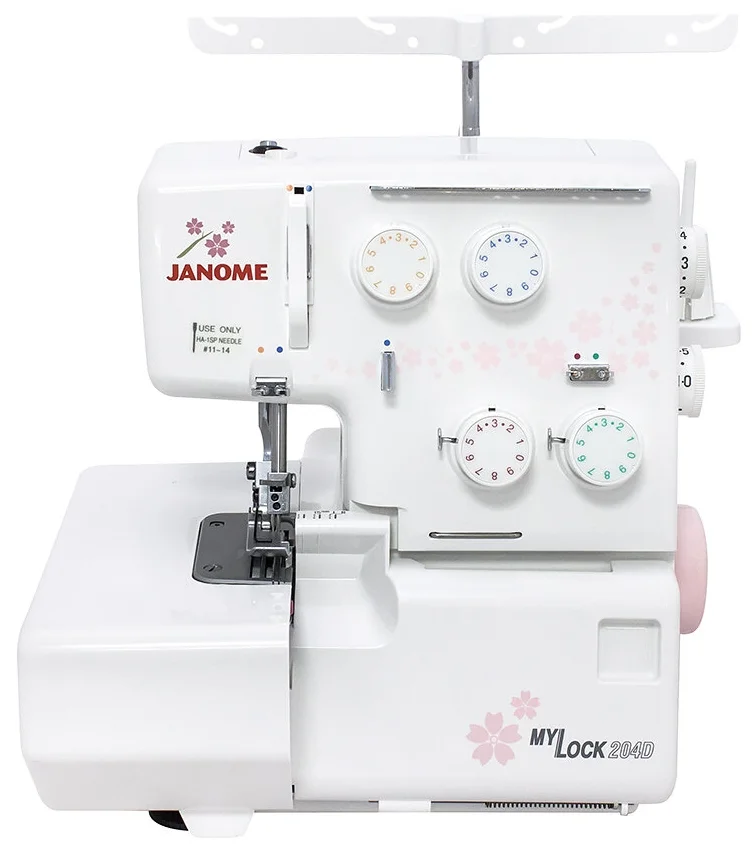 Оверлок Janome ml 204d белый