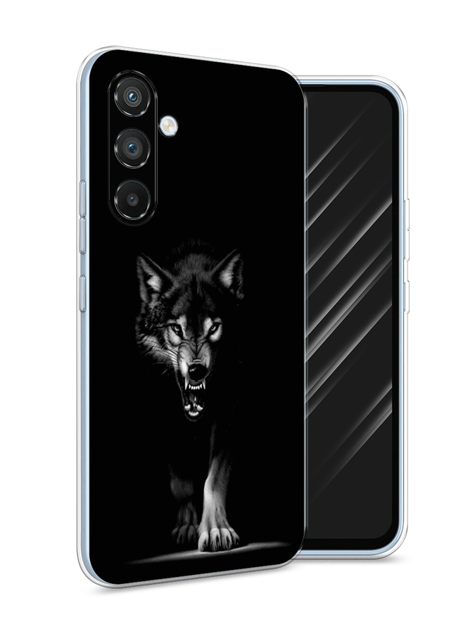 Чехол Awog на Samsung Galaxy A54 "Волк выходит из ночи"