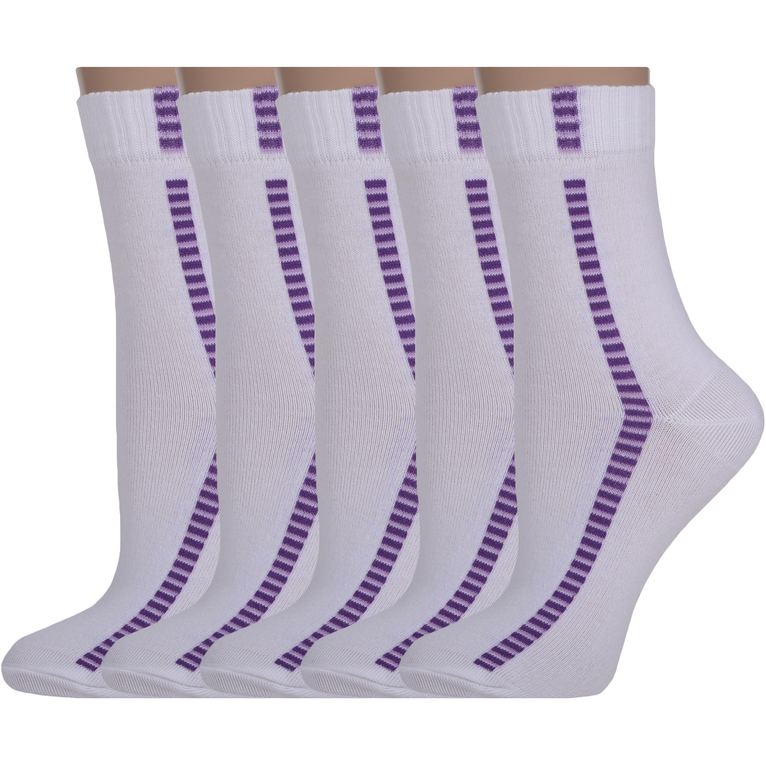 Комплект носков женских Palama 5-ЖДС-02 фиолетовых 25