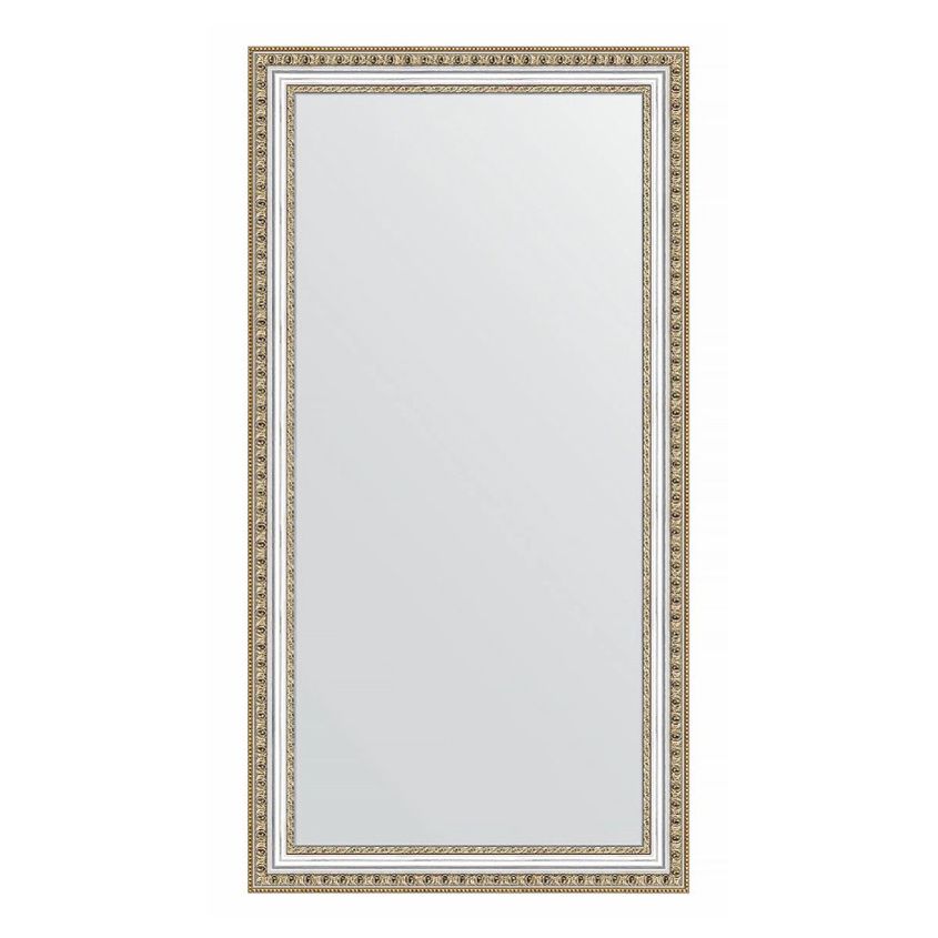 Зеркало интерьерное настенное Evoform в багетной раме золотые бусы на серебре