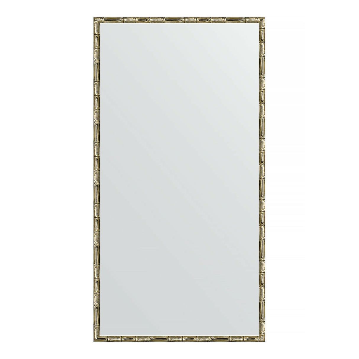 Зеркало интерьерное настенное Evoform в багетной раме серебряный бамбук