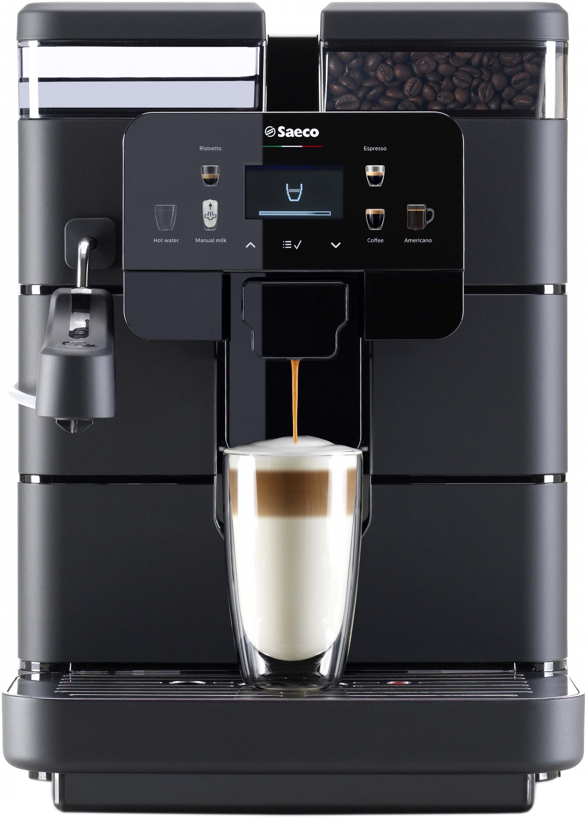 Кофемашина автоматическая Saeco New Royal Plus 230/50 черный