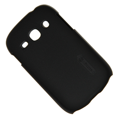 Чехол для Samsung S6810/S6812 задняя крышка пластик ребристый Nillkin <черный>