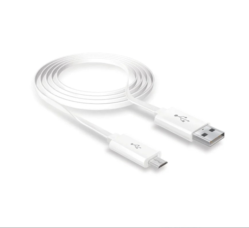 Кабель Craftmann USB - Micro-USB, White, 2 м.