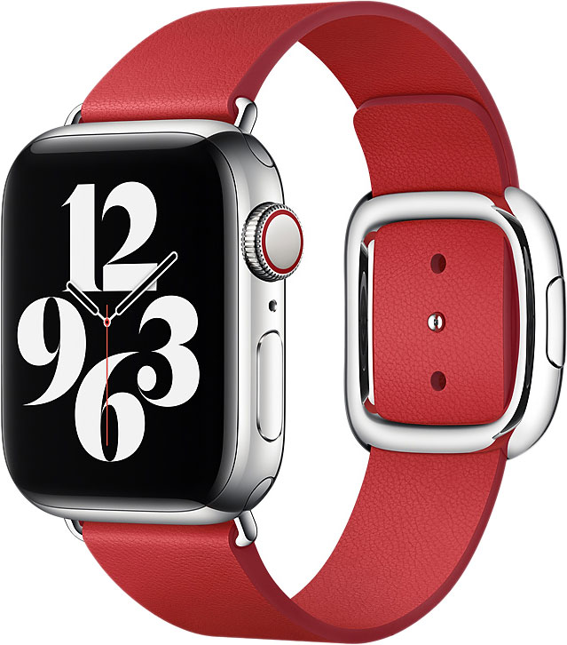 Ремешок Apple для смарт-часов Apple Watch 40mm Scarlet Modern Buckle  Medium (MY672ZM/A)