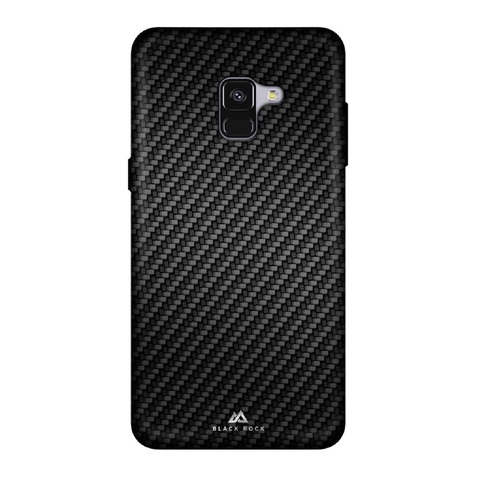 Чехол Flex Carbon Case Samsung Galaxy A8 (2018), Black Rock, Black