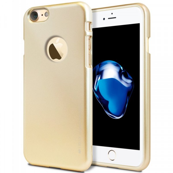 Чехол Mercury iJelly Metal series для Apple iPhone 7/8 (4.7) Gold