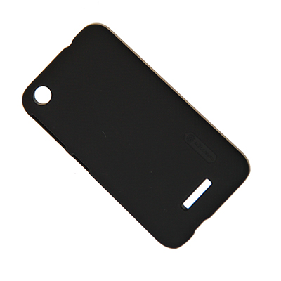 Чехол для HTC Desire 320 задняя крышка пластик ребристый Nillkin <черный>