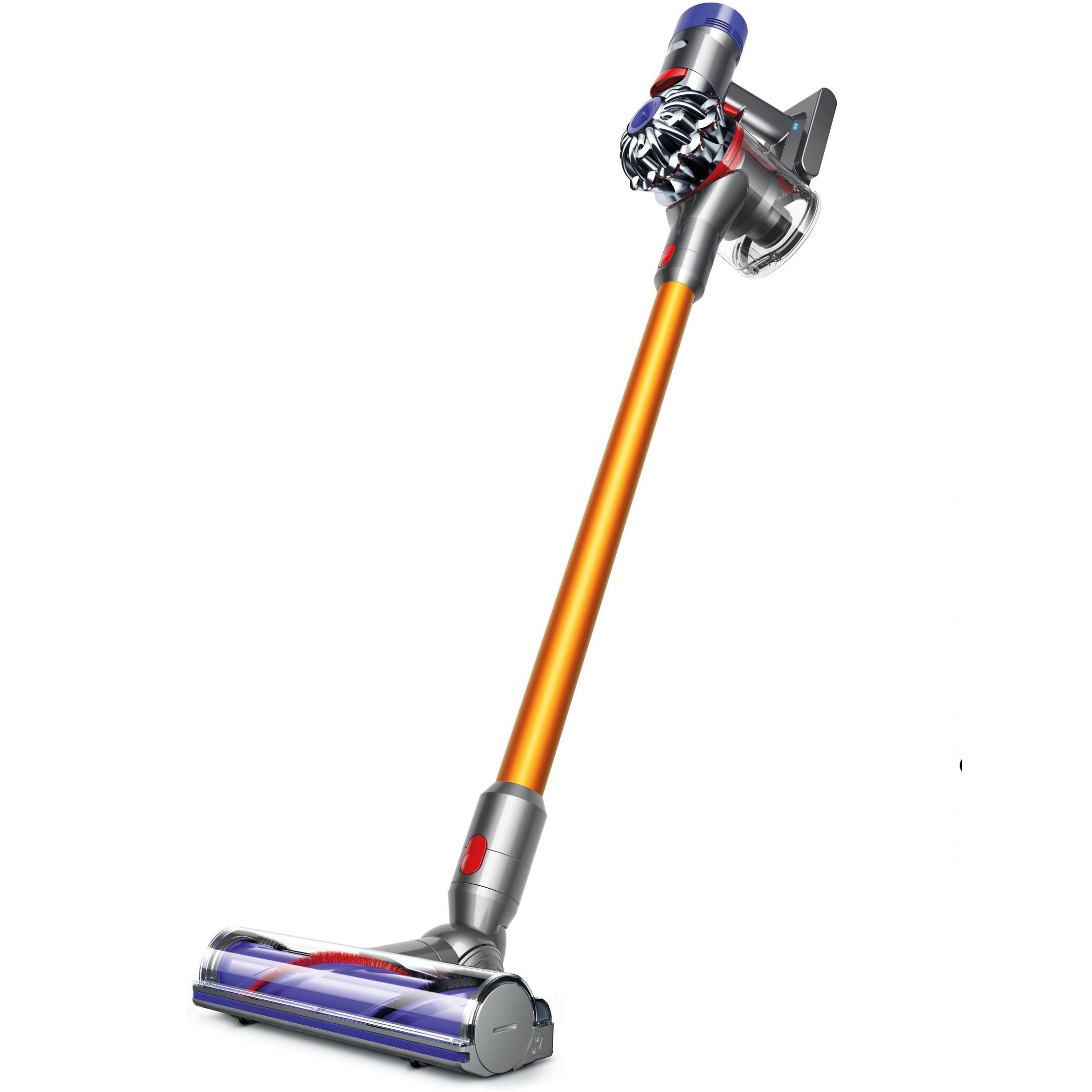 Пылесос Dyson V8 желтый, серый