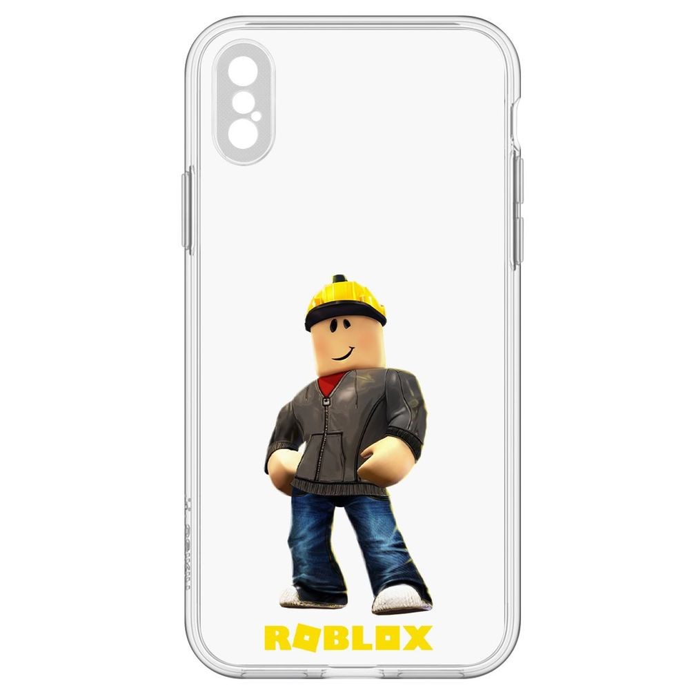 Чехол-накладка Roblox-Строитель для iPhone XS