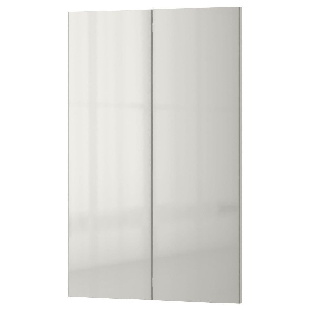 Мебельная дверь IKEA РИНГУЛЬТ 303.547.59 светло-серый 2шт 25x80 см