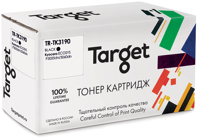 Картридж для лазерного принтера Target TK3190, Black, совместимый