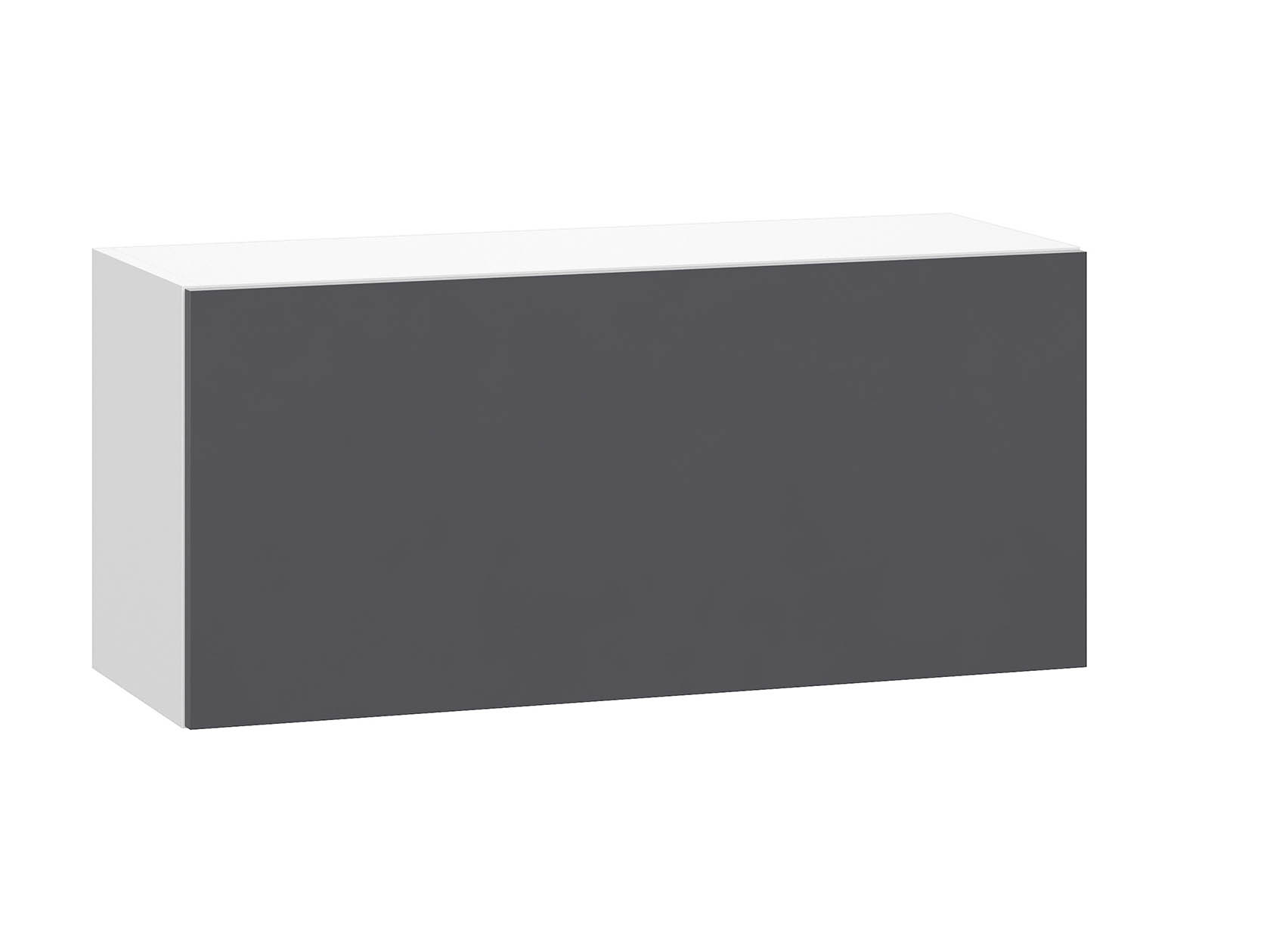 Навесной шкаф СВ-Мебель Модерн Белый / Графит 800 мм