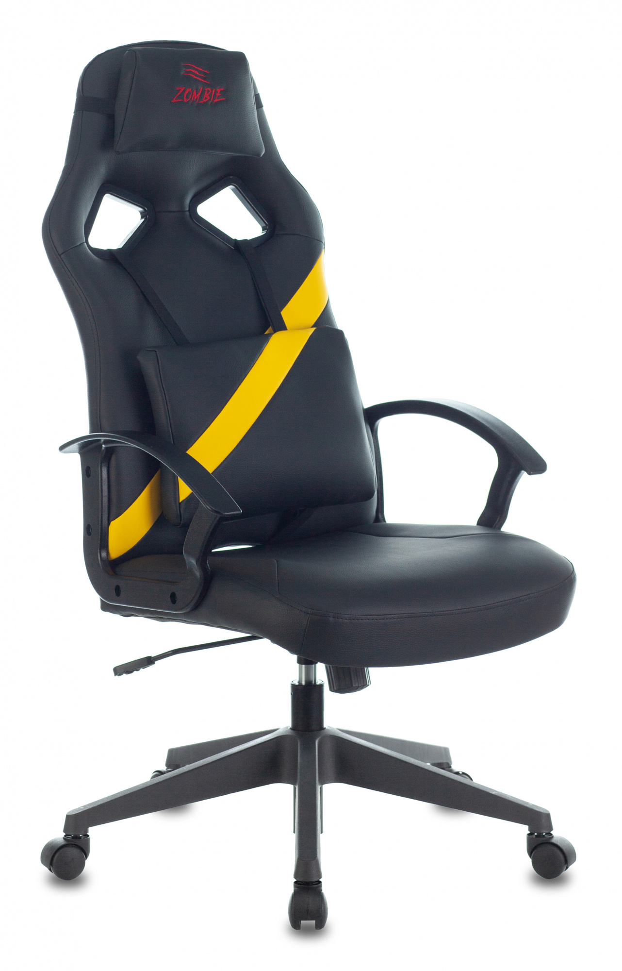 Кресло игровое ZOMBIE ZOMBIE DRIVER черный/желтый