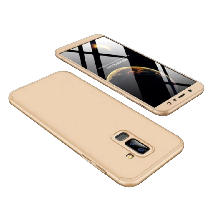 Двухсторонний чехол для Samsung Galaxy A6 Plus (2018) с защитными вставками