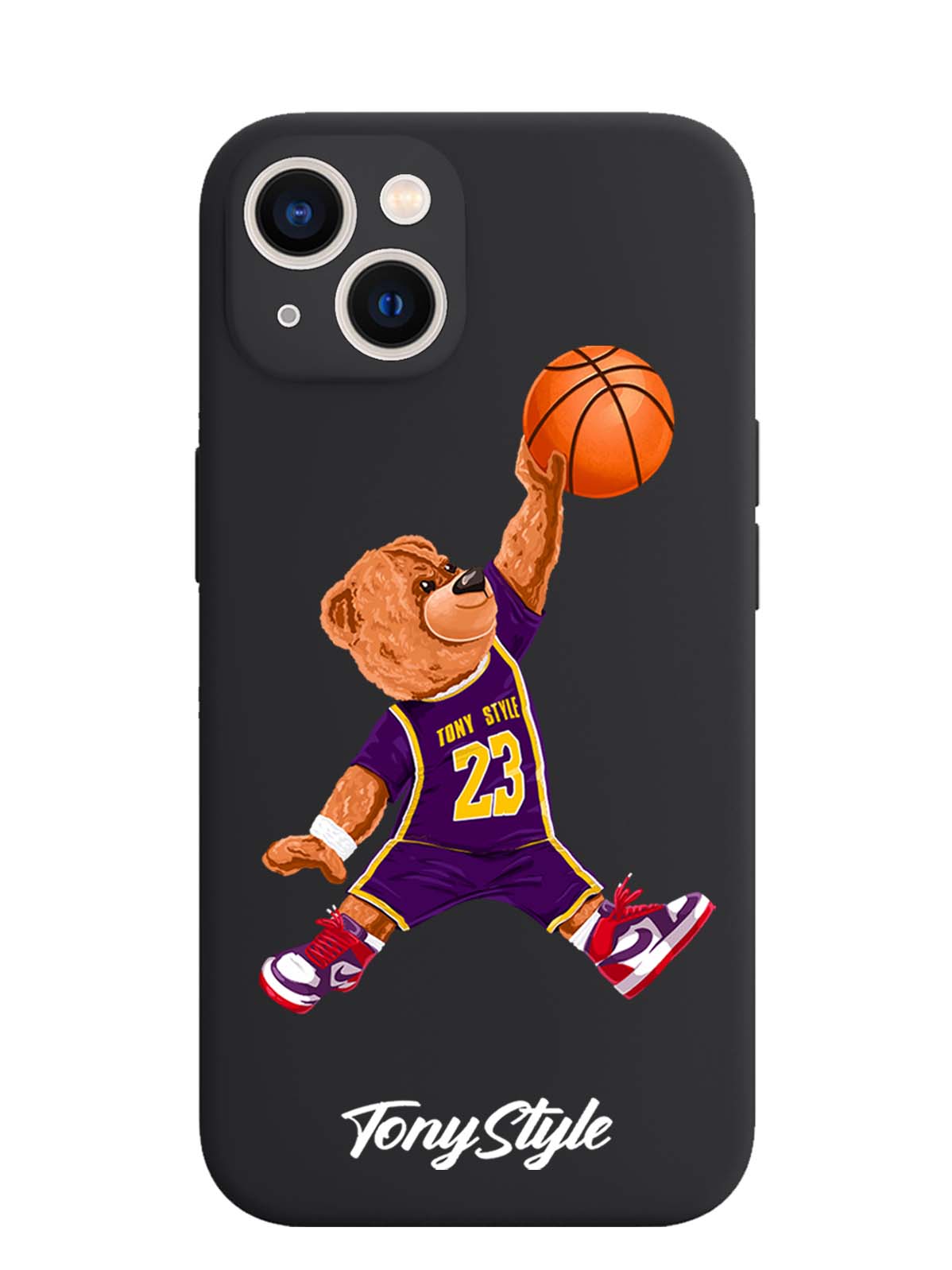 Чехол Tony Style для iPhone 13 Tony Style баскетболист с мячом