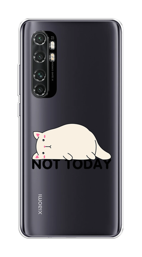 Чехол на Xiaomi Mi Note 10 Lite "Cat not today"