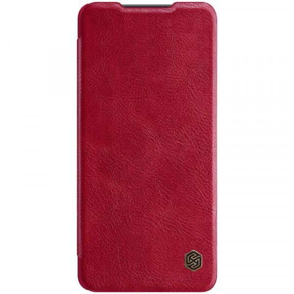 Кожаный чехол (книжка) Nillkin Qin Series для Samsung Galaxy A72 (Красный)