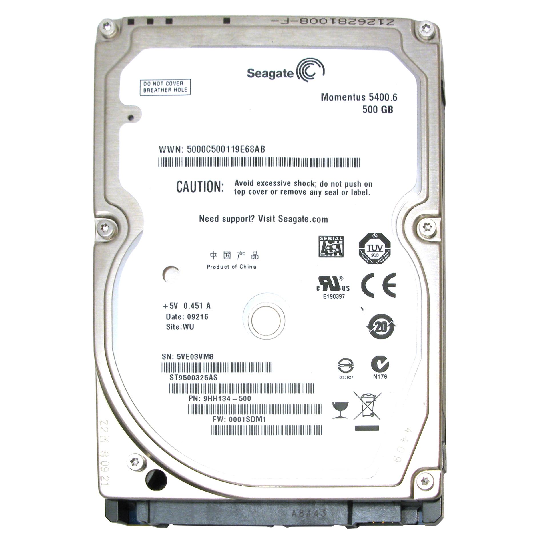 Жесткий диск Seagate Momentus 500ГБ (ST9500325AS)