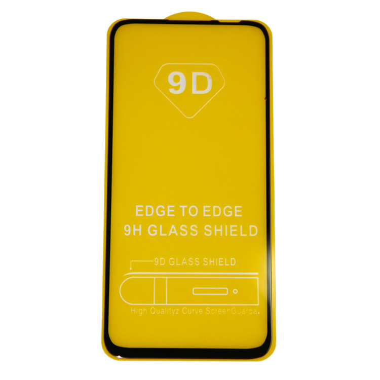 Защитное стекло для Huawei P40 Lite (JNY-LX1) (2.5D/полная наклейка) <черный>