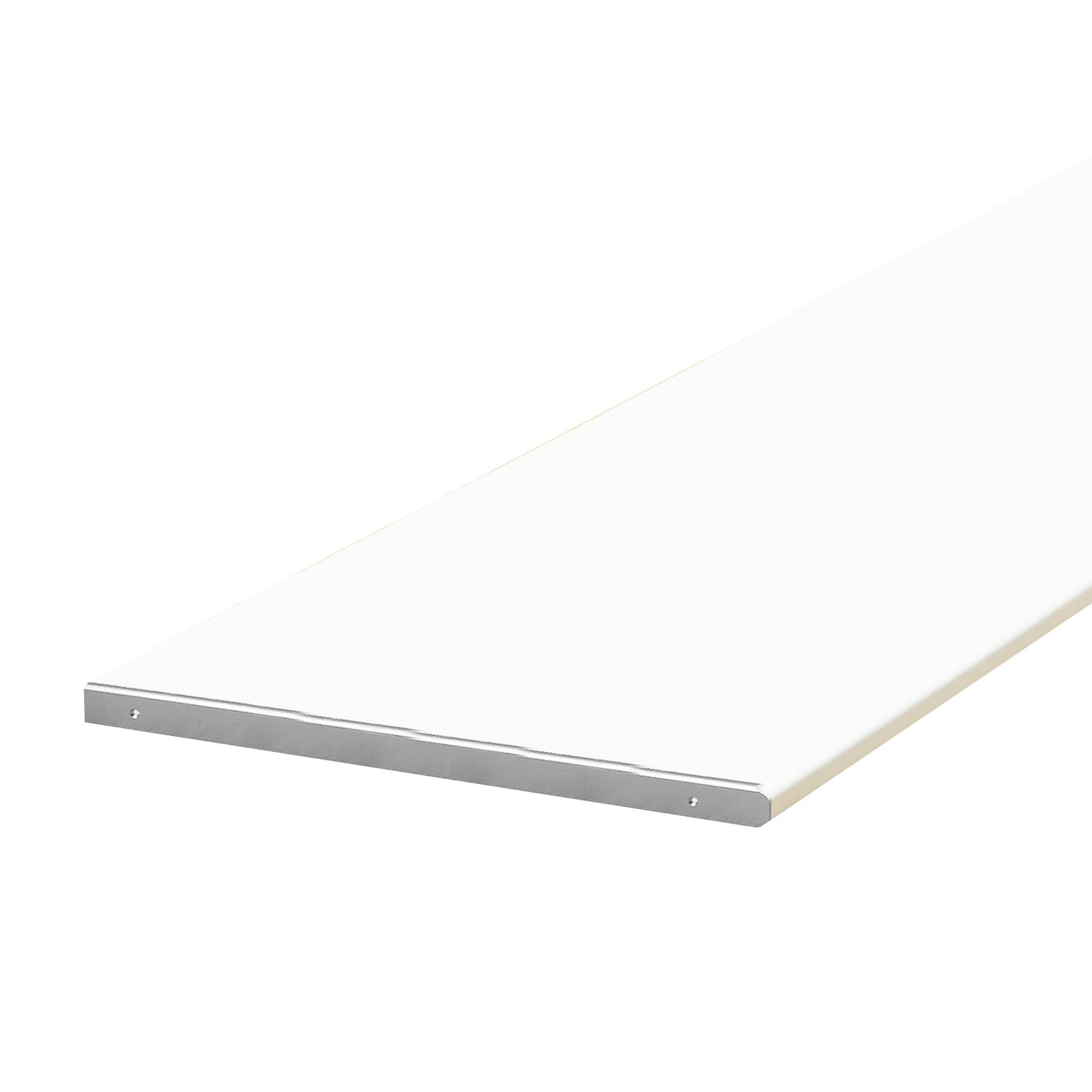 Столешница для кухни Скиф 1600х600x26мм с торцевыми планками белый