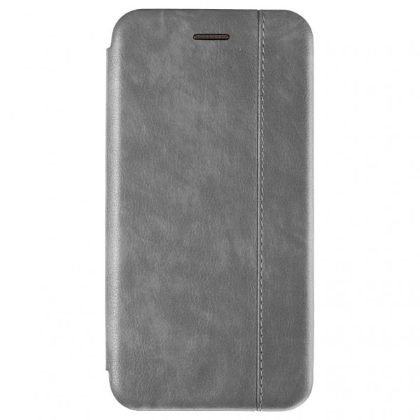 Кожаный чехол-книжка Open Color 2 для Samsung Galaxy S20 Ultra (Серый)