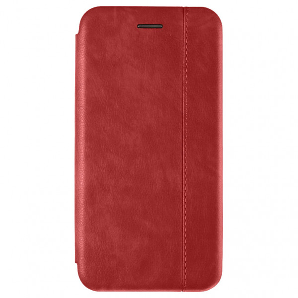 Кожаный чехол-книжка Open Color 2 для Samsung Galaxy S20 Ultra (Красный)