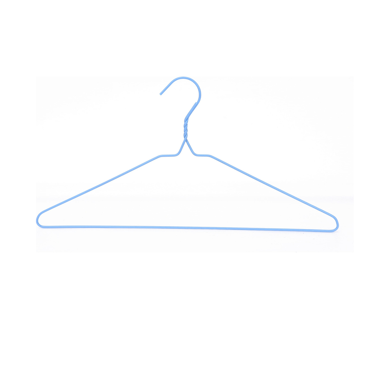 Вешалка-плечики для одежды Аквадекор стальная 41 см голубая
