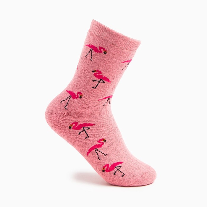 Носки женские NoBrand Фламиного розовые 23-25