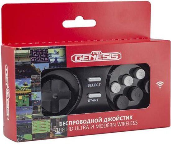 Геймпад Retro Genesis P1 для Sega Black (ACSg09)