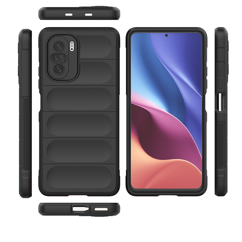 Чехол Flexible Case для Xiaomi Poco F3 (черный)