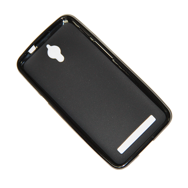 Чехол для Asus ZenFone С (ZC451CG) силиконовый матовый <черный>