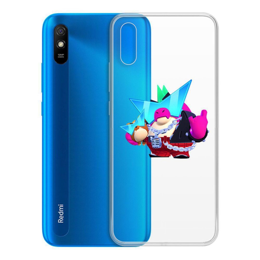 Чехол-накладка Brawl Stars-Плохиш Базз для Xiaomi Redmi 9A