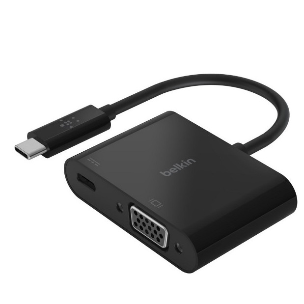 Адаптер (переходник) Belkin USB-C/VGA Black (AVC001btBK)