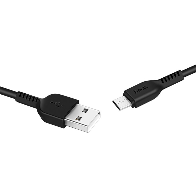 Кабель Hoco X20 Flash USB - micro USB 3 м, черный