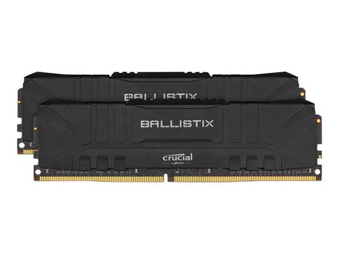 Оперативная память Crucial Ballistix Black 16Gb DDR4 3200MHz (BL2K8G32C16U4B) (2x8Gb KIT)