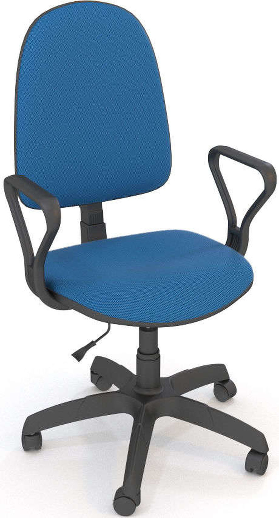 Офисное кресло Престиж самба плюс/Ткань сетка голубая