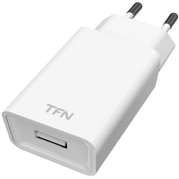 Сетевое зарядное устройство TFN 1 USB, 1 A, (TFN-WC1U1AWH) white