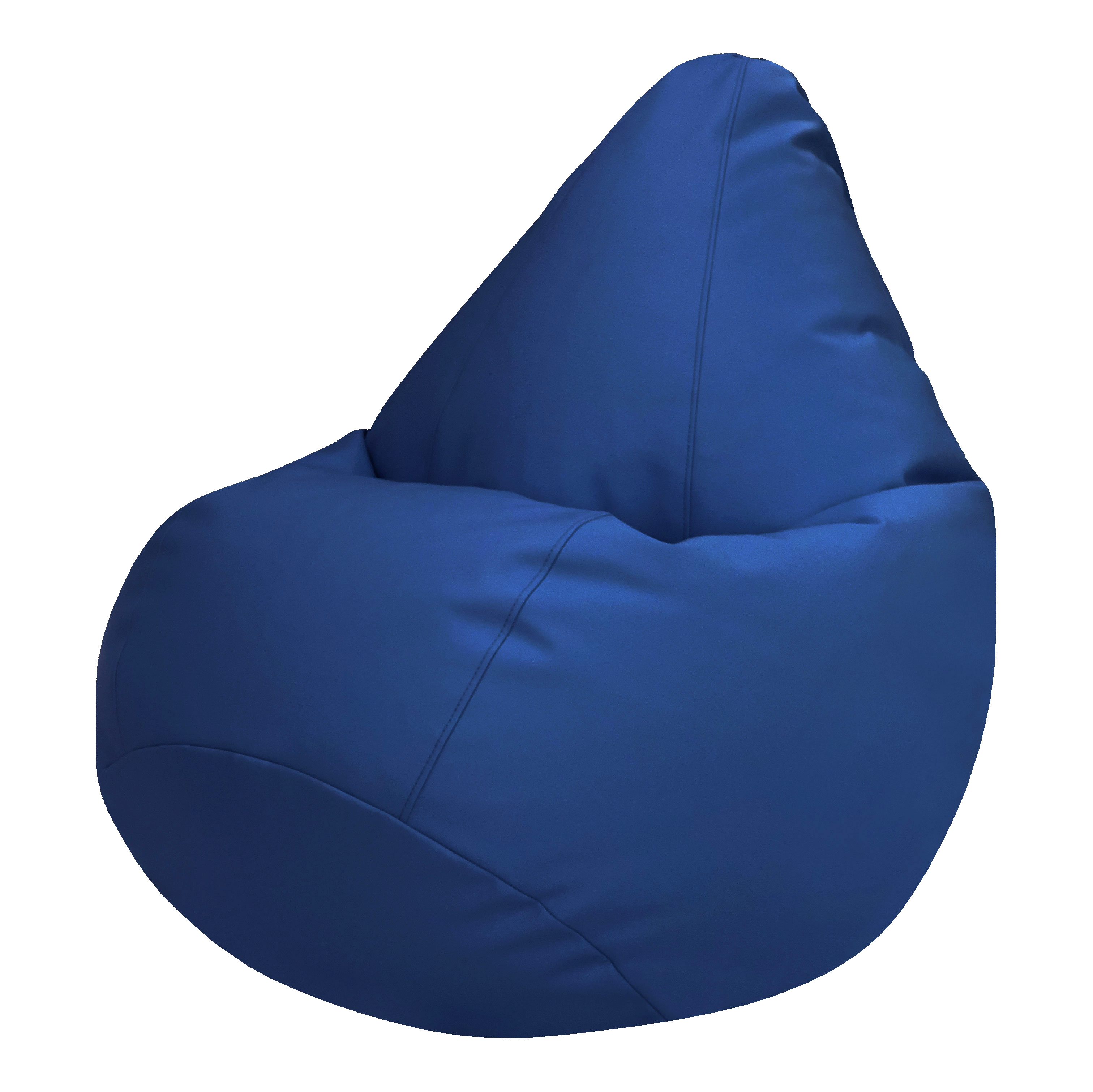 Кресло-мешок папа пуф экокожа синий хxl 135x90