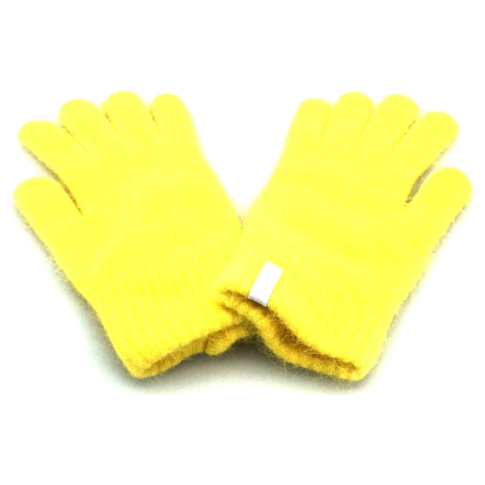 Перчатки женские Ferz 31758LL-86 желтые, one size